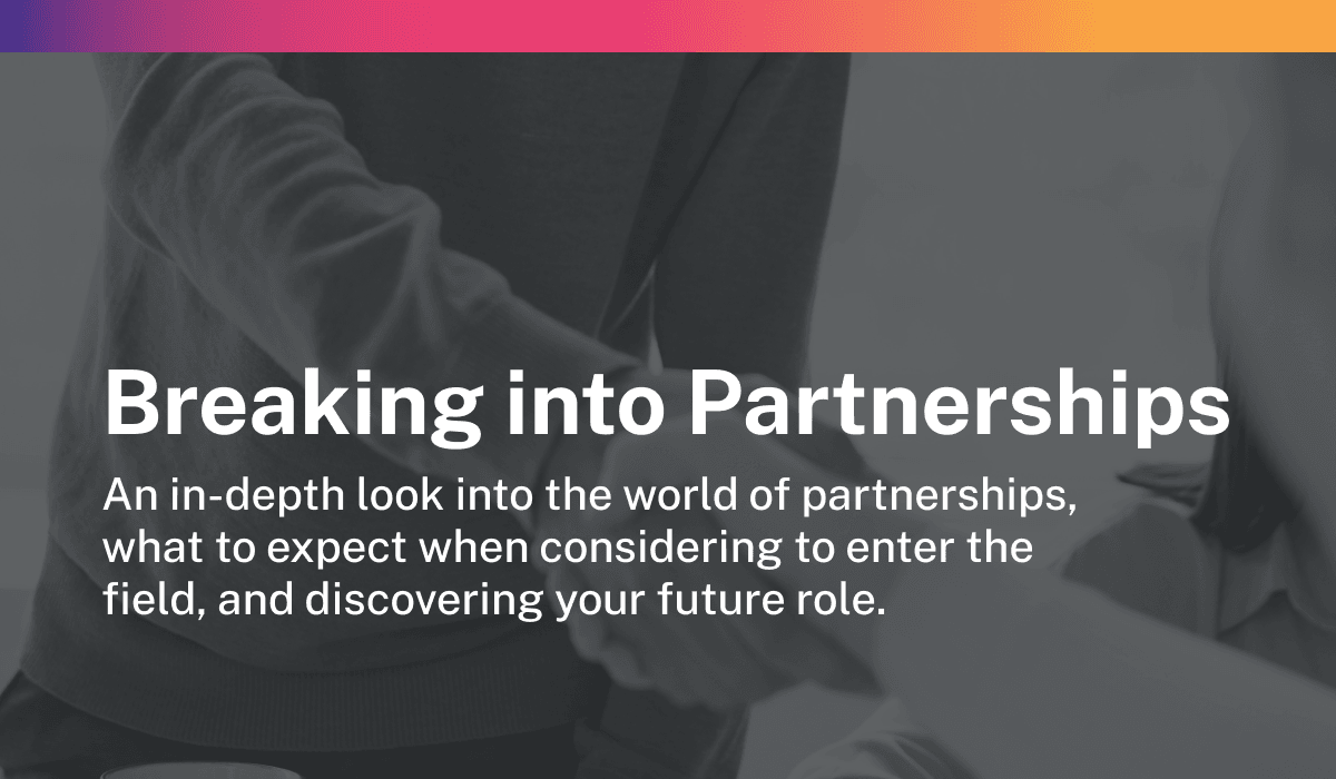 Career in Partnerships | Partnership Leaders